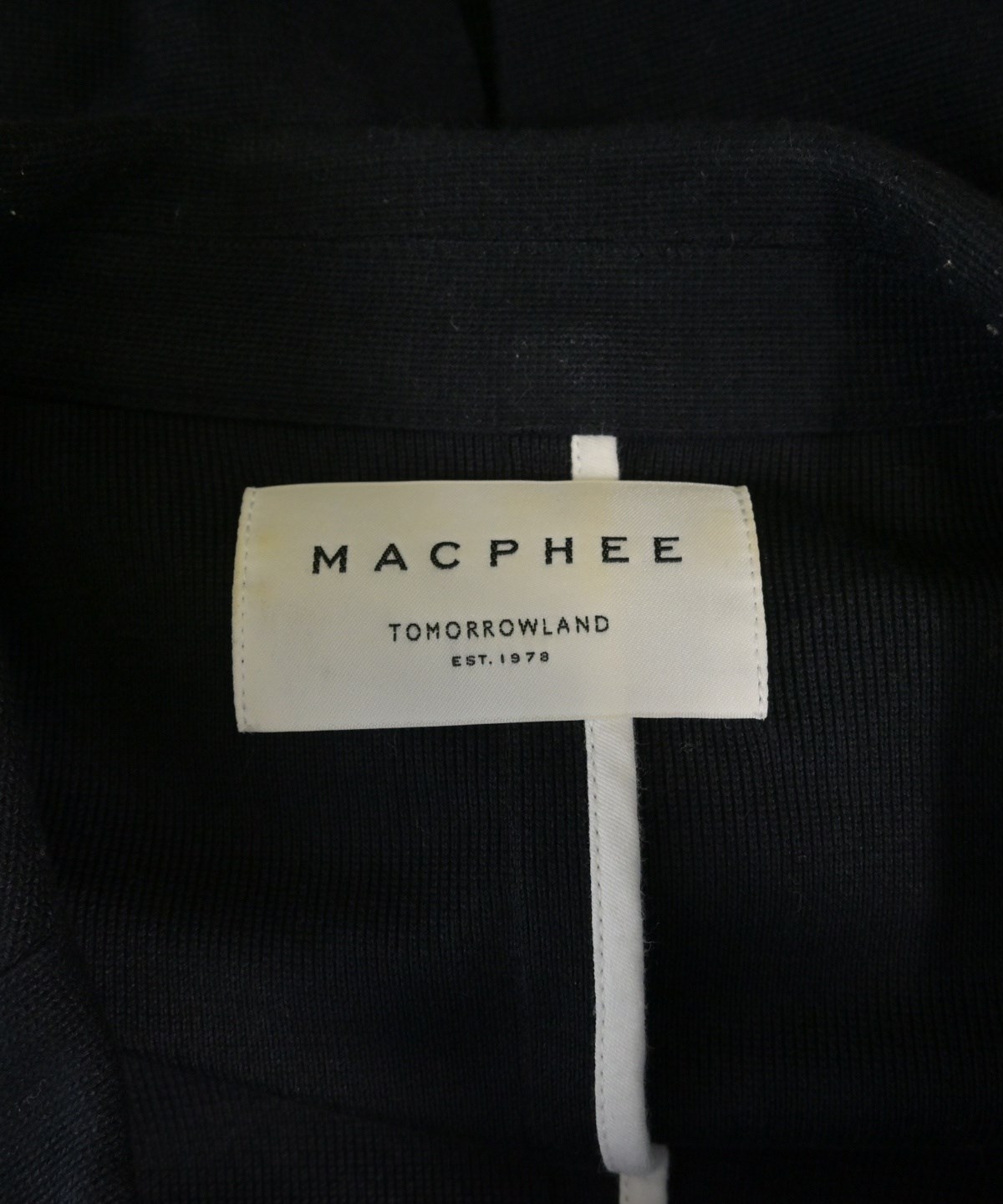 MACPHEE（マカフィー）ジャケット 黒 サイズ:36(M位) レディース/2200572389017 |【公式】ブランド古着・中古通販はRAGTAG（ラグタグ）