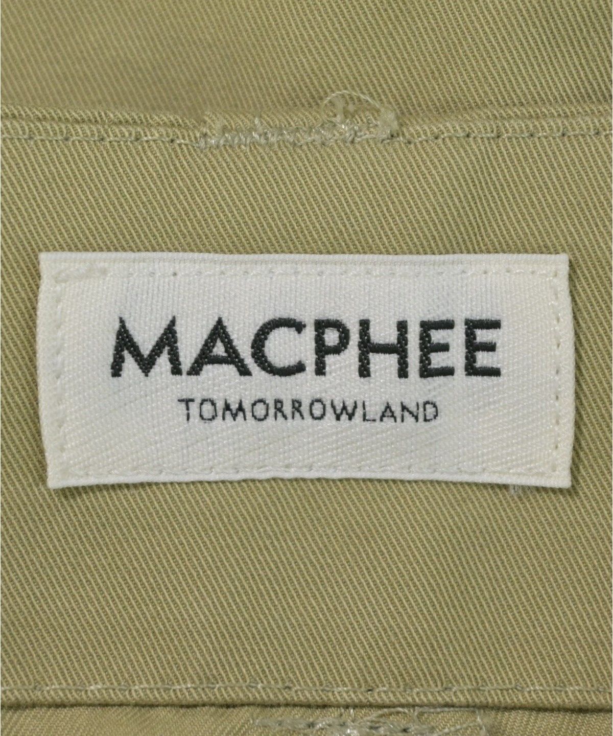 MACPHEE（マカフィー）チノパン ベージュ サイズ:34(S位) レディース/2200583313032 |【公式】ブランド古着・中古通販はRAGTAG（ラグタグ）