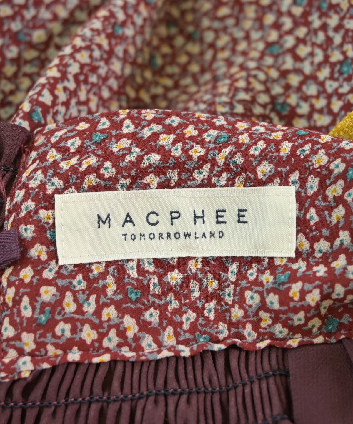 MACPHEE（マカフィー）ロング・マキシ丈スカート 赤 サイズ:34(S位) レディース/2200588778034 |【公式】ブランド古着・中古通販はRAGTAG（ラグタグ）