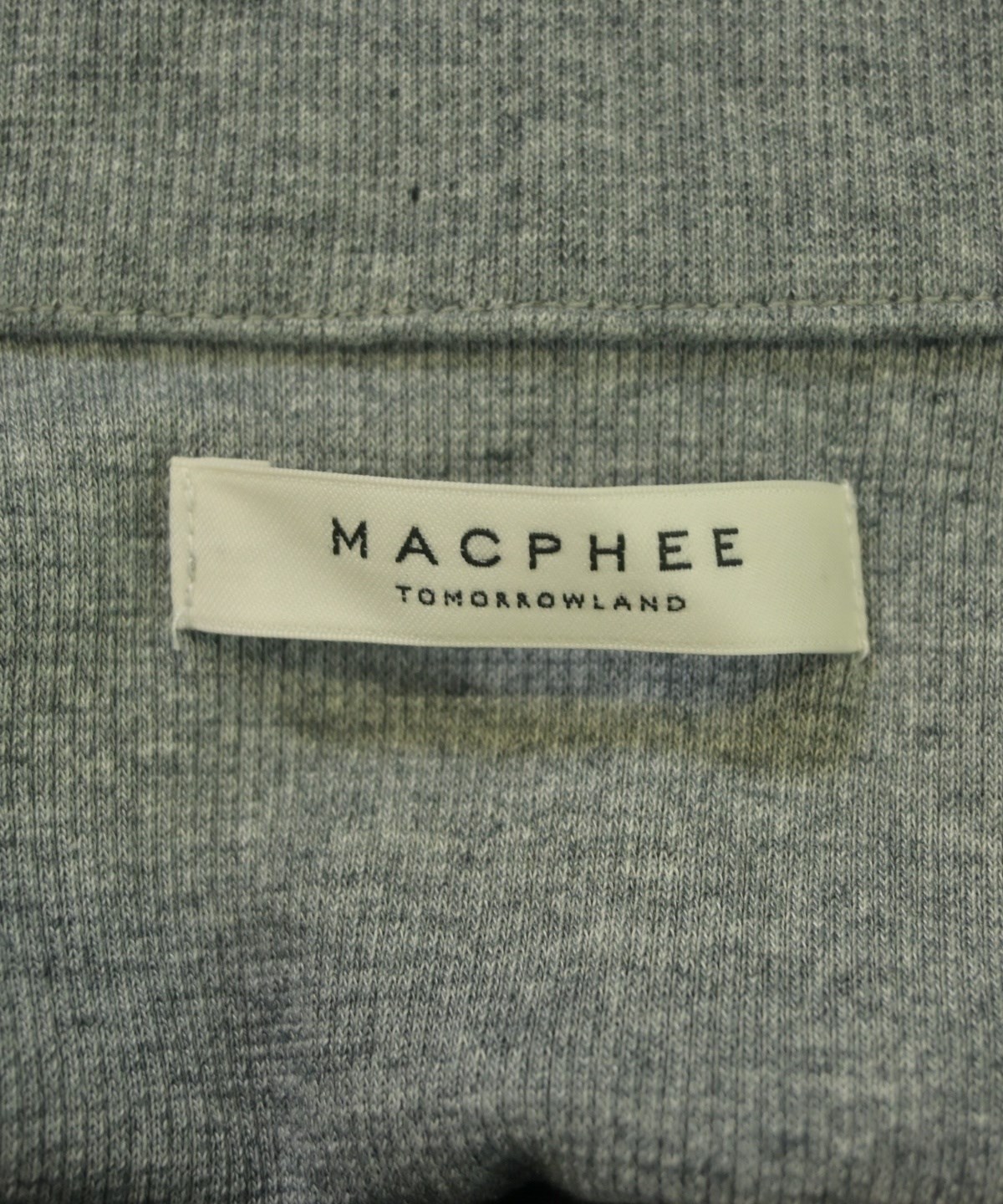 MACPHEE（マカフィー）カーディガン グレー サイズ:S レディース/2200607353044 |【公式】ブランド古着・中古通販はRAGTAG（ラグタグ）
