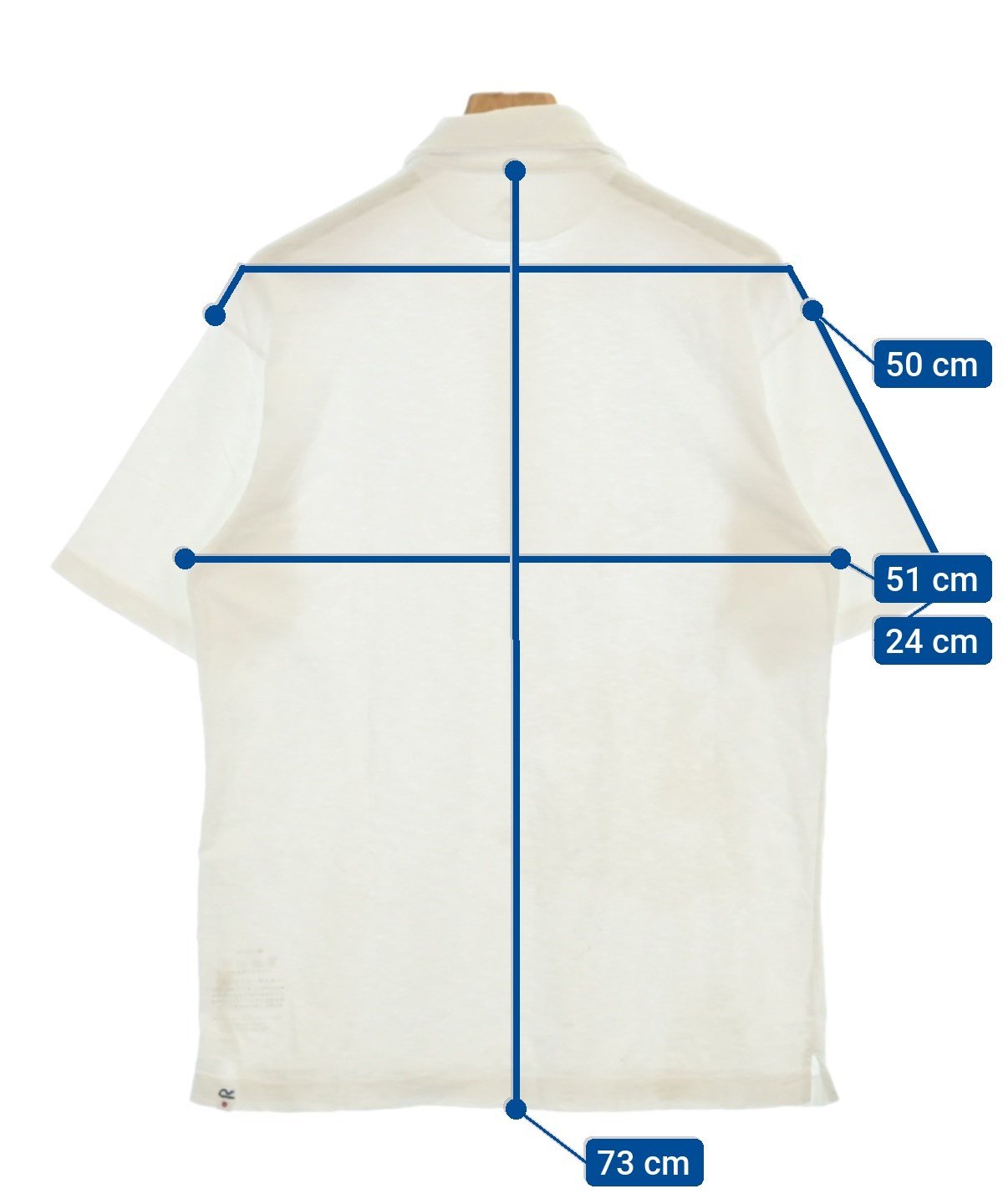 45R（フォーティーファイブアール）ポロシャツ 白 サイズ:4(XL位) メンズ/2200570054405 |【公式】ブランド古着・中古通販はRAGTAG（ラグタグ）