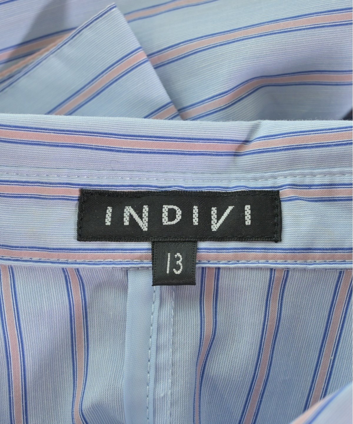 INDIVI（インディヴィ）カジュアルシャツ 青 サイズ:13(XL位) レディース/2200572820107 |【公式】ブランド古着・中古通販はRAGTAG（ラグタグ）