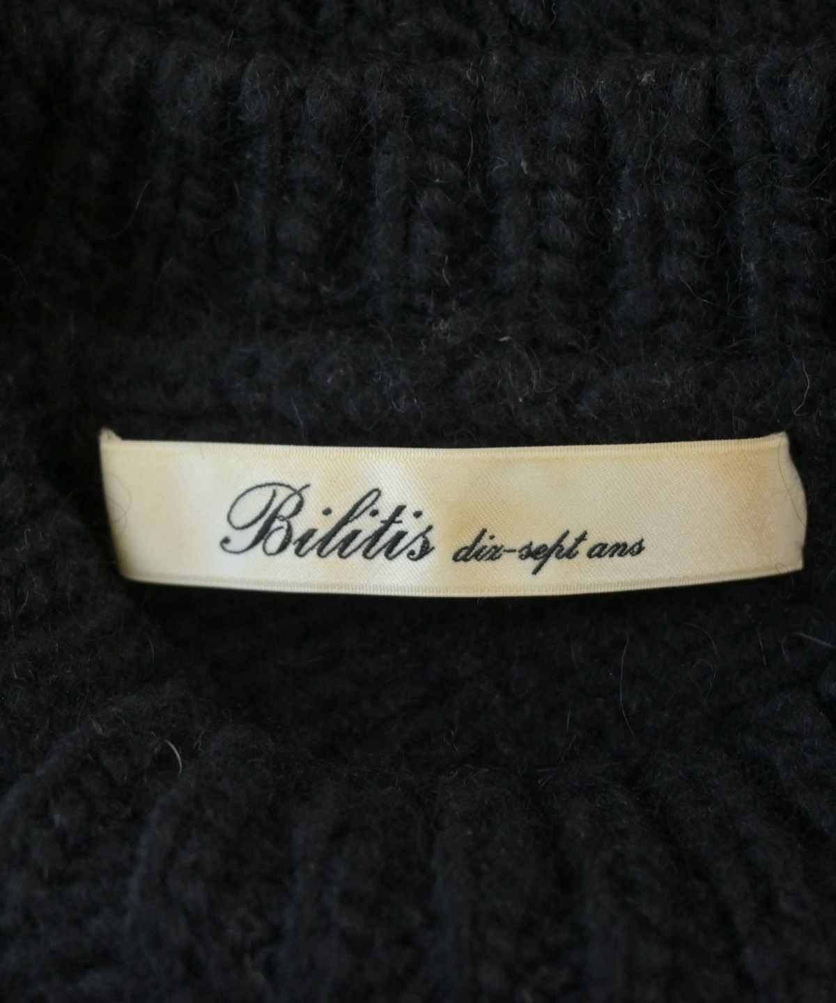 Bilitis dix-sept ans（ビリティスディセッタン）ニット・セーター 黒 サイズ:-(M位) レディース ...