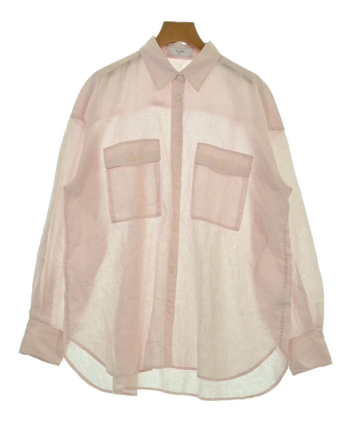 SLOBE IENA（スローブイエナ）カジュアルシャツ ピンク サイズ:F レディース/2200615039107 |【公式】ブランド古着・中古通販はRAGTAG（ラグタグ）