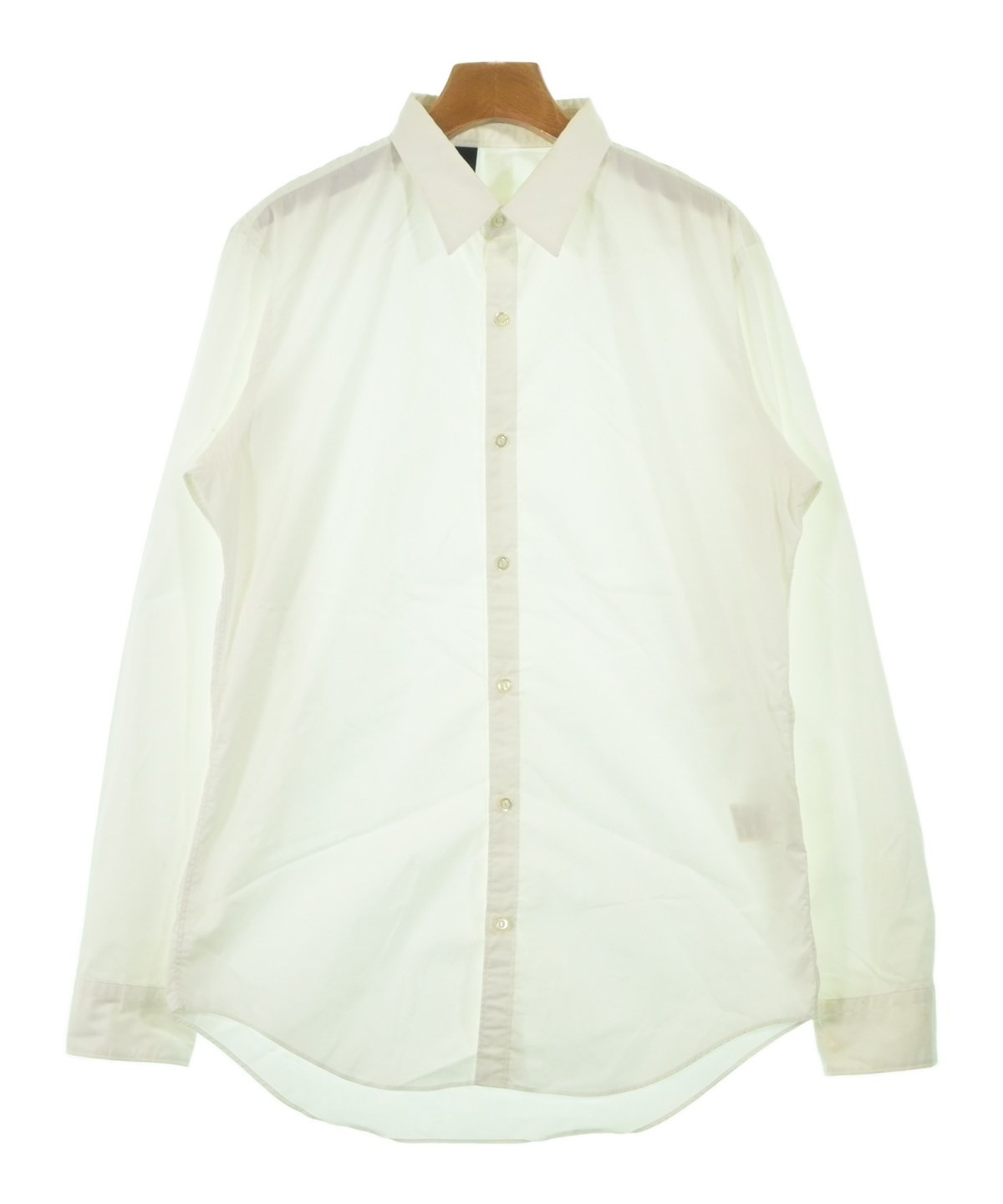 N.HOOLYWOOD エヌハリウッド カジュアルシャツ メンズ 【古着】【中古】 N.HOOLYWOOD（エヌハリウッド）カジュアルシャツ 白 サイズ:40(L位