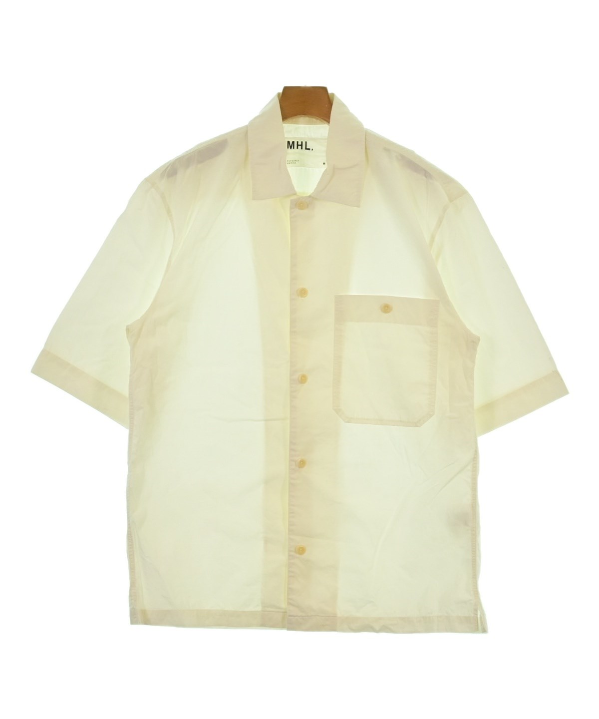 MHL.（エムエイチエル）カジュアルシャツ 白 サイズ:M メンズ