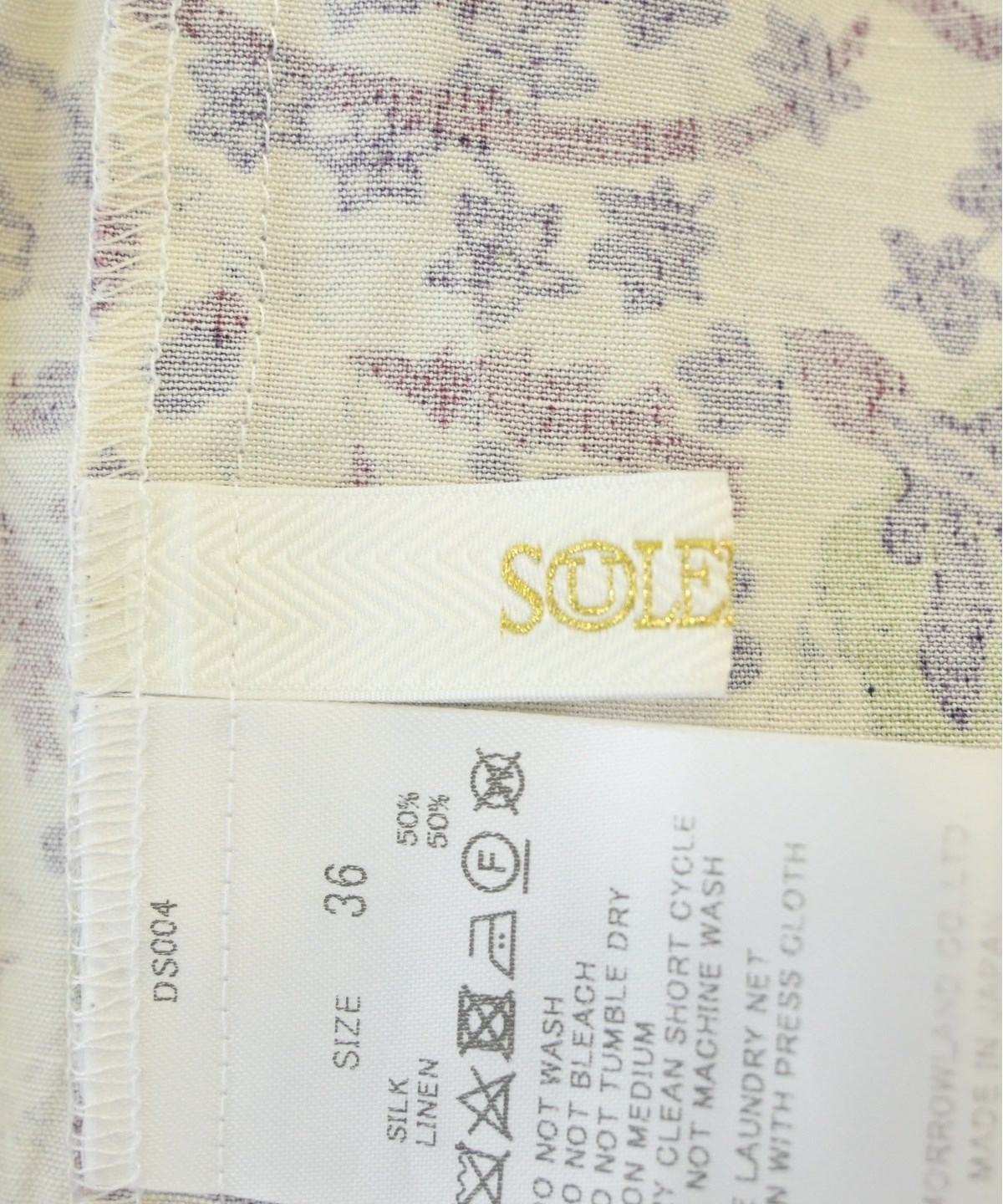 SOULEIADO（ソレイアード）オールインワン/サロペット 紫 サイズ:36(S位) レディース/2200545741101 |【公式】ブランド古着・中古通販はRAGTAG（ラグタグ）