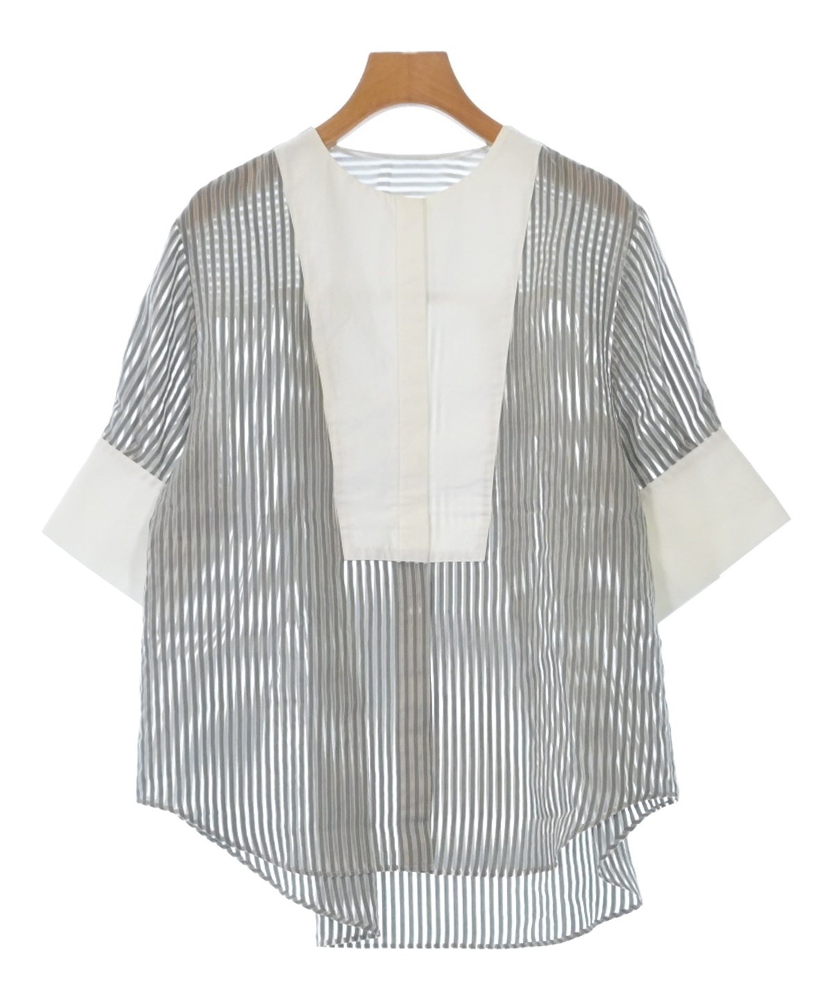 ESTNATION（エストネーション）カジュアルシャツ グレー サイズ:36(S位