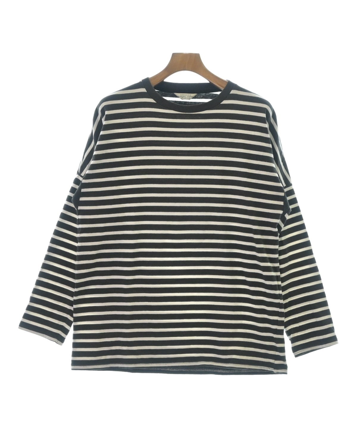 UNUSED アンユーズド Tシャツ・カットソー メンズ 【古着】【中古】 UNUSED（アンユーズド）Tシャツ・カットソー 黒 サイズ:1(S位) メンズ