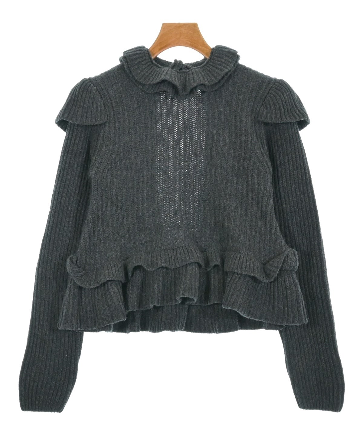 Ganni（ガニー）ニット・セーター グレー サイズ:XS レディース