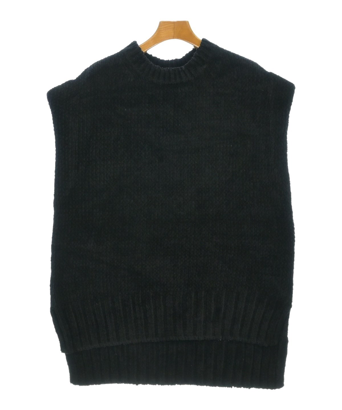 ATON（エイトン）ベスト 黒 サイズ:1(S位) レディース/2200610964466