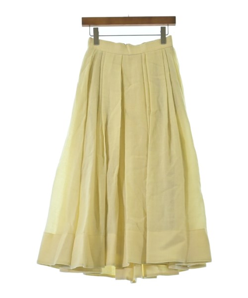 ebure（エブール）ロング・マキシ丈スカート 黄 サイズ:36(S位
