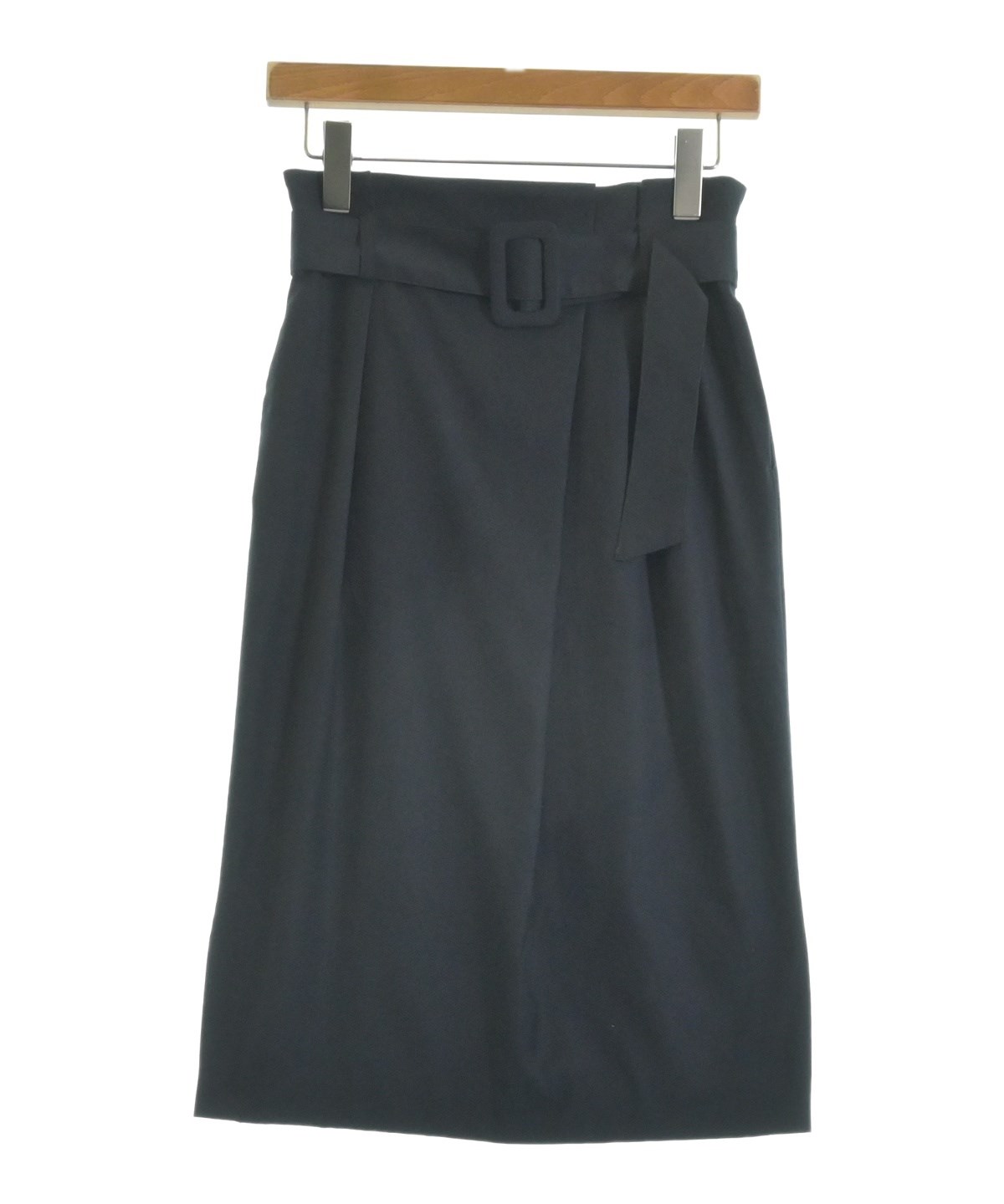 TONAL（トーナル）ひざ丈スカート 紺 サイズ:38(M位) レディース