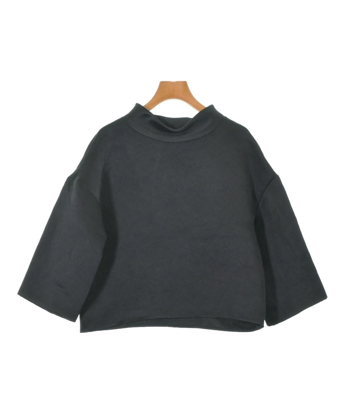 LANVIN（ランバン）ブラウス 黒 サイズ:36(XS位) レディース