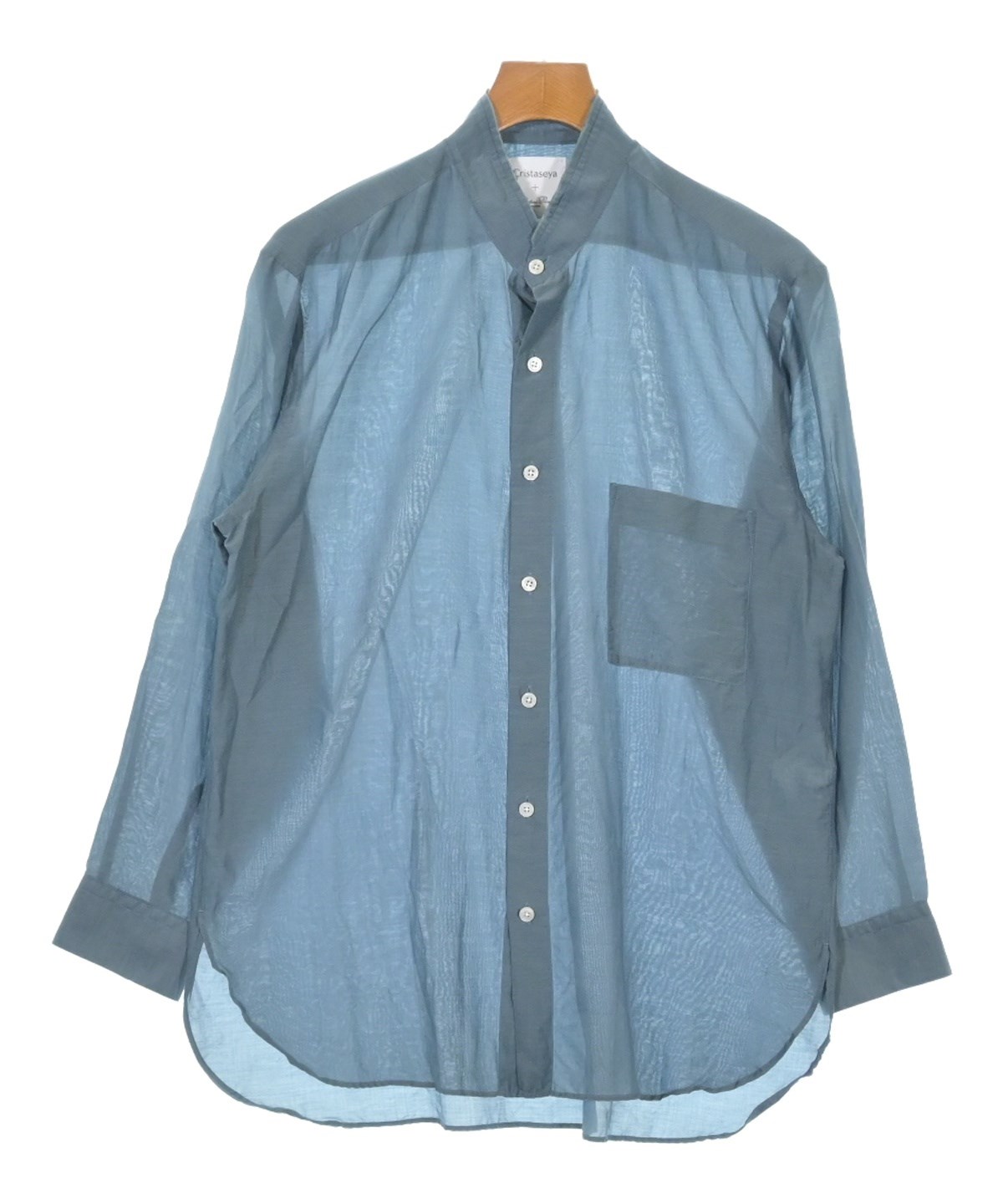 CristaSeya クリスタセヤ カジュアルシャツ メンズ 【古着】【中古】 CristaSeya（クリスタセヤ）カジュアルシャツ 青 サイズ:S メンズ