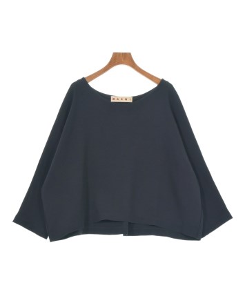 MARNI マルニ ブラウス レディース 【古着】【中古】 MARNI（マルニ）ブラウス 紺 サイズ:38(S位) レディース/2200632774579