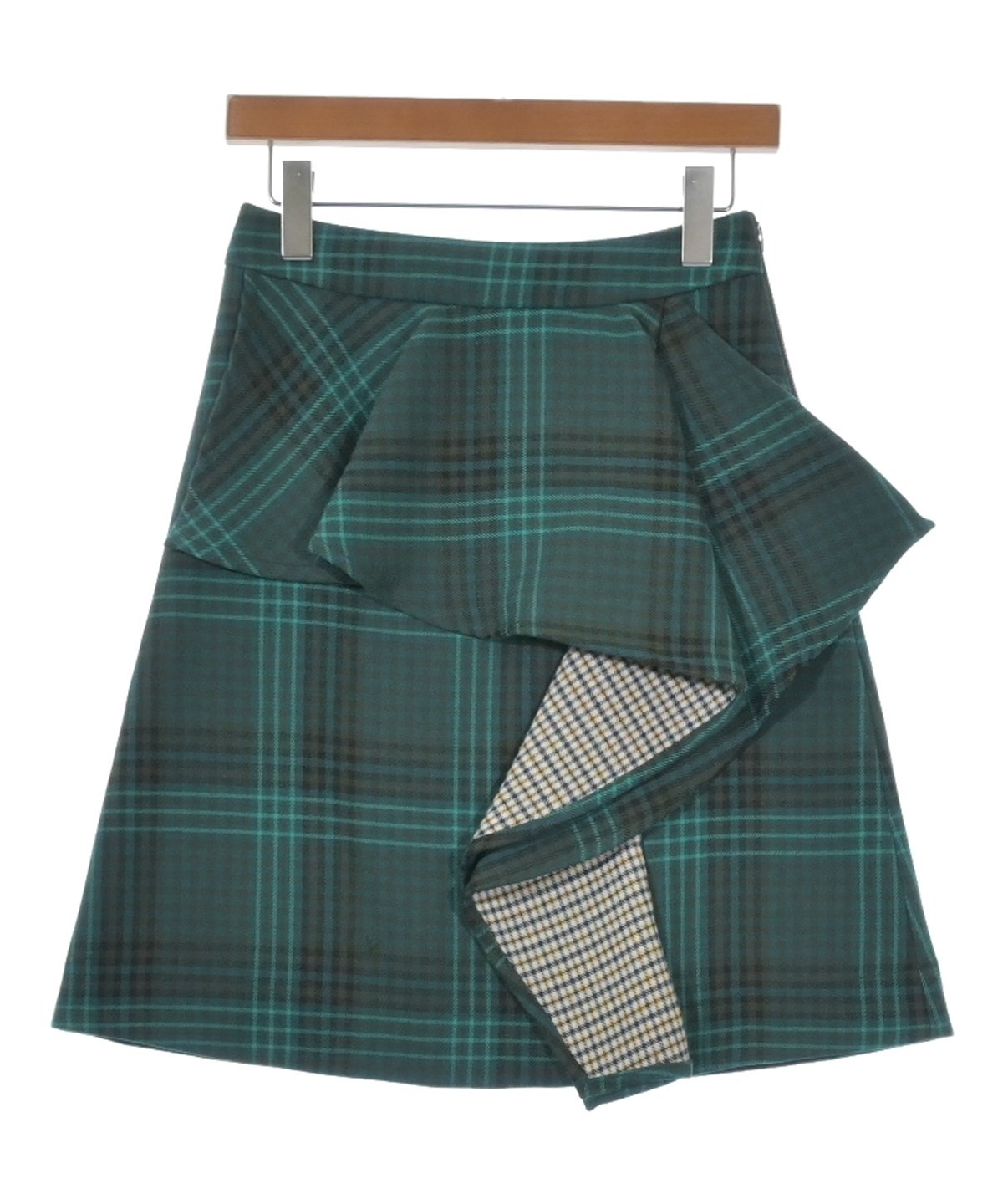 See By Chloe（シー バイ クロエ）ひざ丈スカート 緑 サイズ:36(XS位