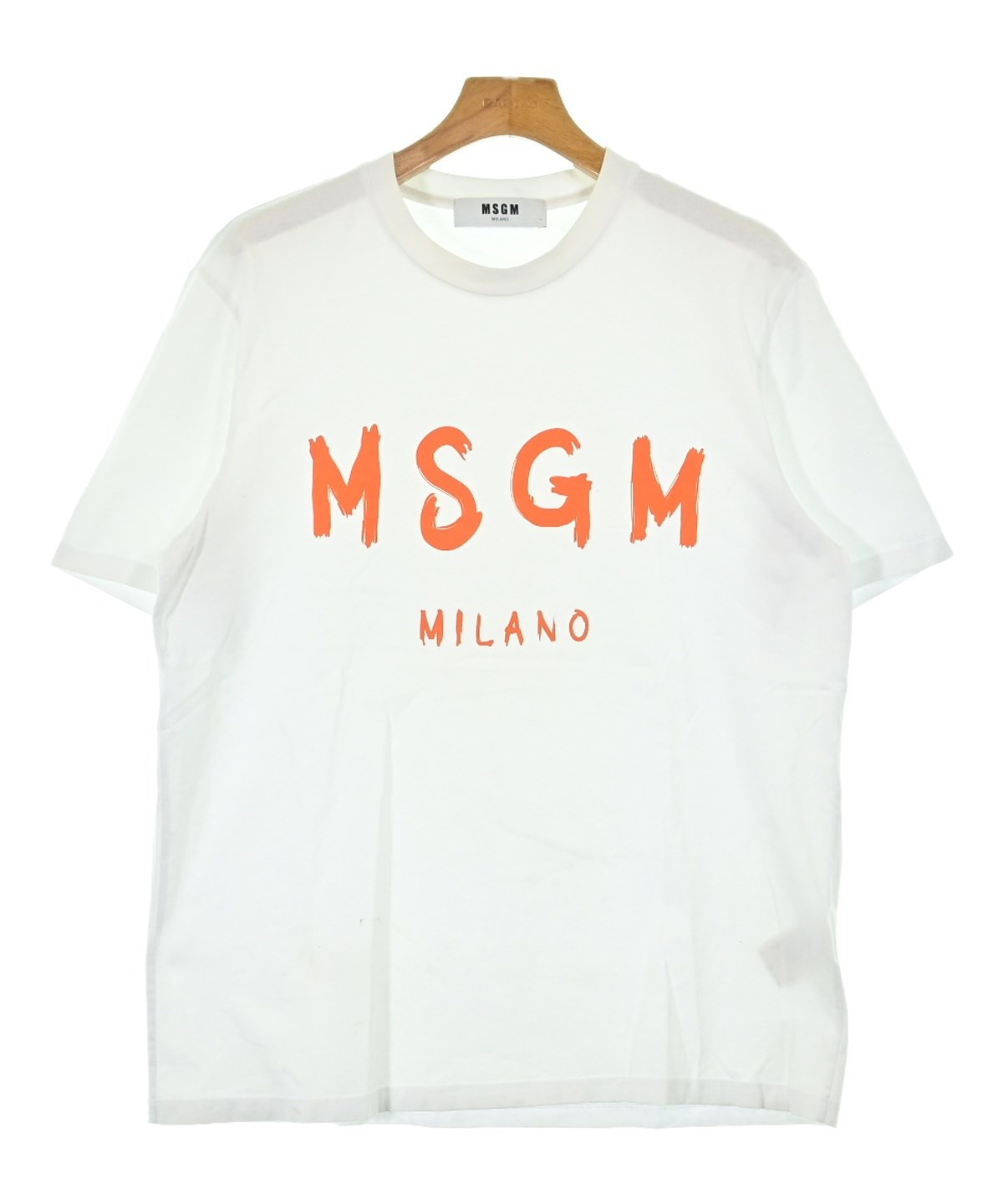 MSGM（エムエスジーエム）Tシャツ・カットソー 白 サイズ:M メンズ