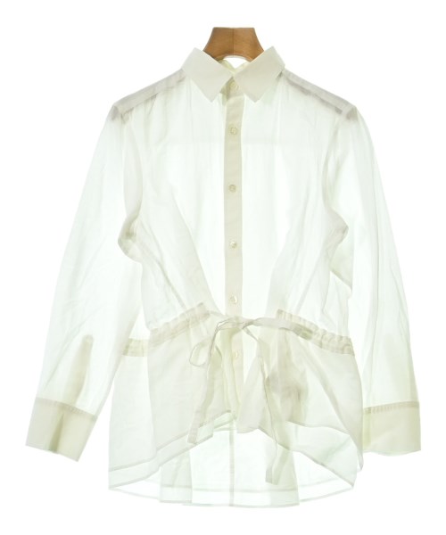 Y’s ワイズ カジュアルシャツ レディース 【古着】【中古】 Y's（ワイズ）カジュアルシャツ 白 サイズ:2(S位) レディース
