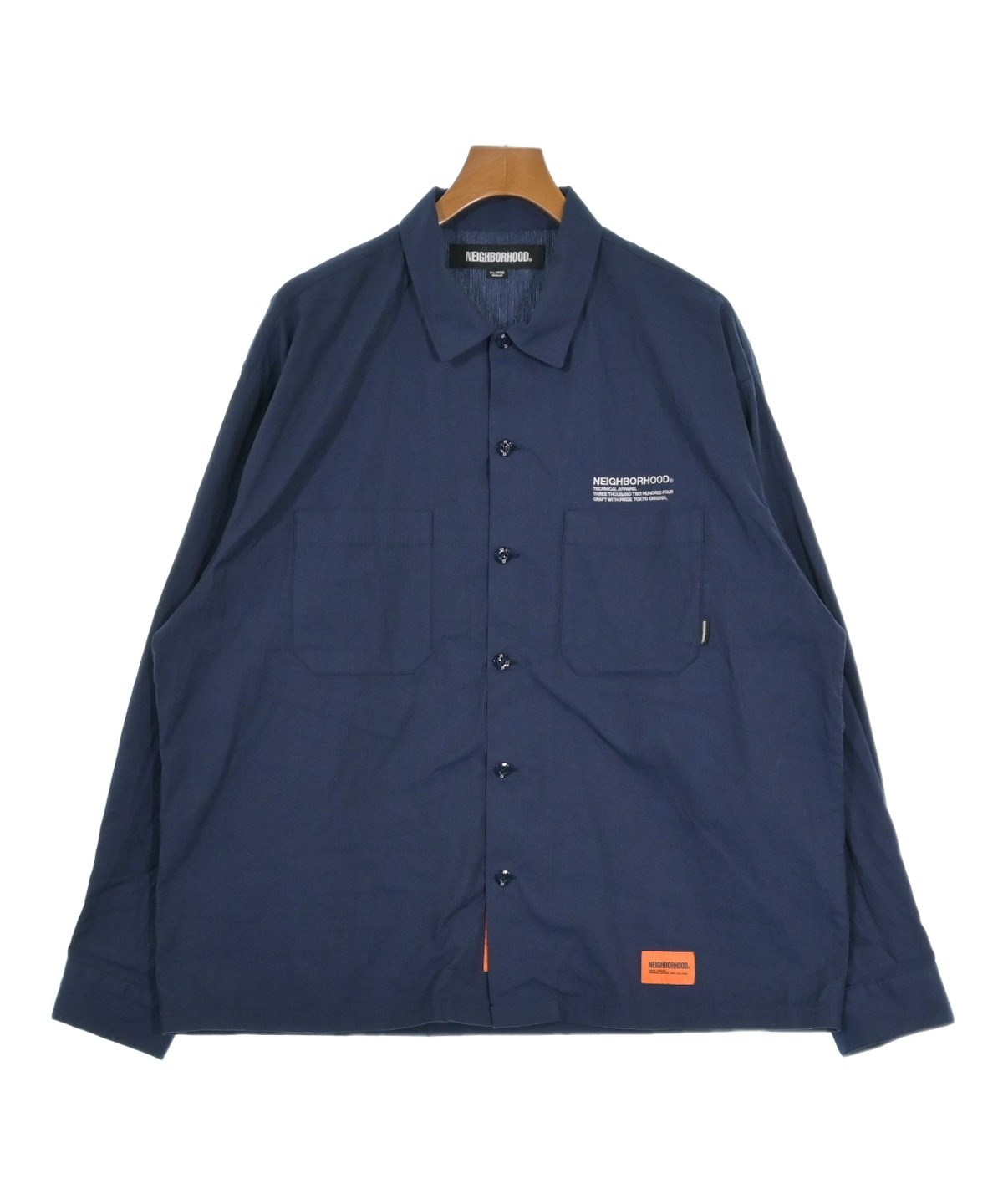 NEIGHBORHOOD（ネイバーフッド）カジュアルシャツ 紺 サイズ:XL メンズ