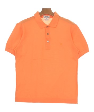 HERMES エルメス ポロシャツ メンズ 【古着】【中古】 HERMES（エルメス）ポロシャツ オレンジ サイズ:XS メンズ