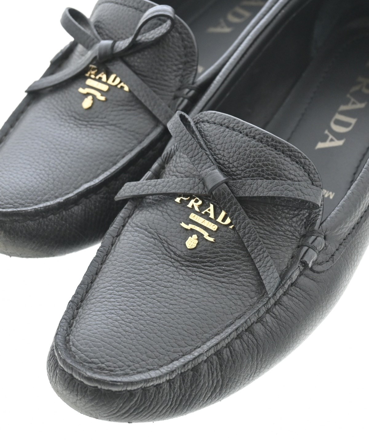 PRADA（プラダ）ドレスシューズ/ローファー 黒 サイズ:EU37(23.5cm位) レディース/2200585207025 |【公式】ブランド古着・中古通販はRAGTAG（ラグタグ）