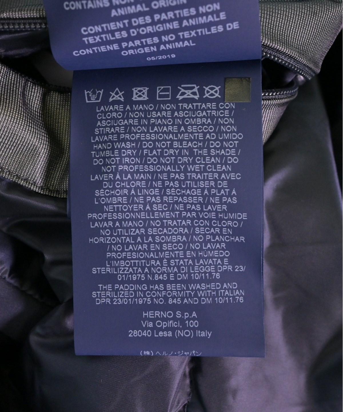HERNO（ヘルノ）その他 紺 サイズ:50(XL位) メンズ/2200522399042 |【公式】ブランド古着・中古通販はRAGTAG（ラグタグ）