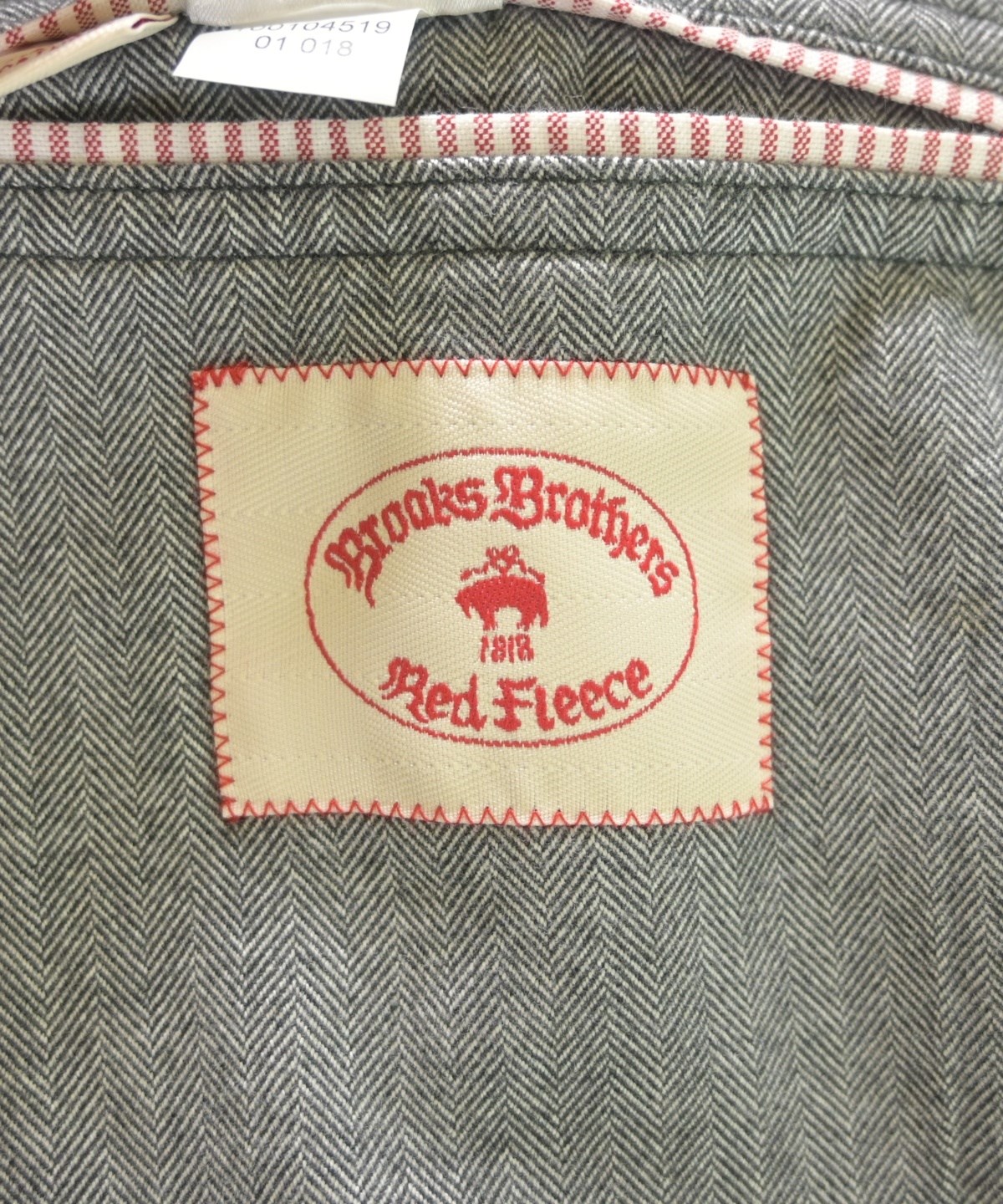 Red Fleece Brooks Brothers