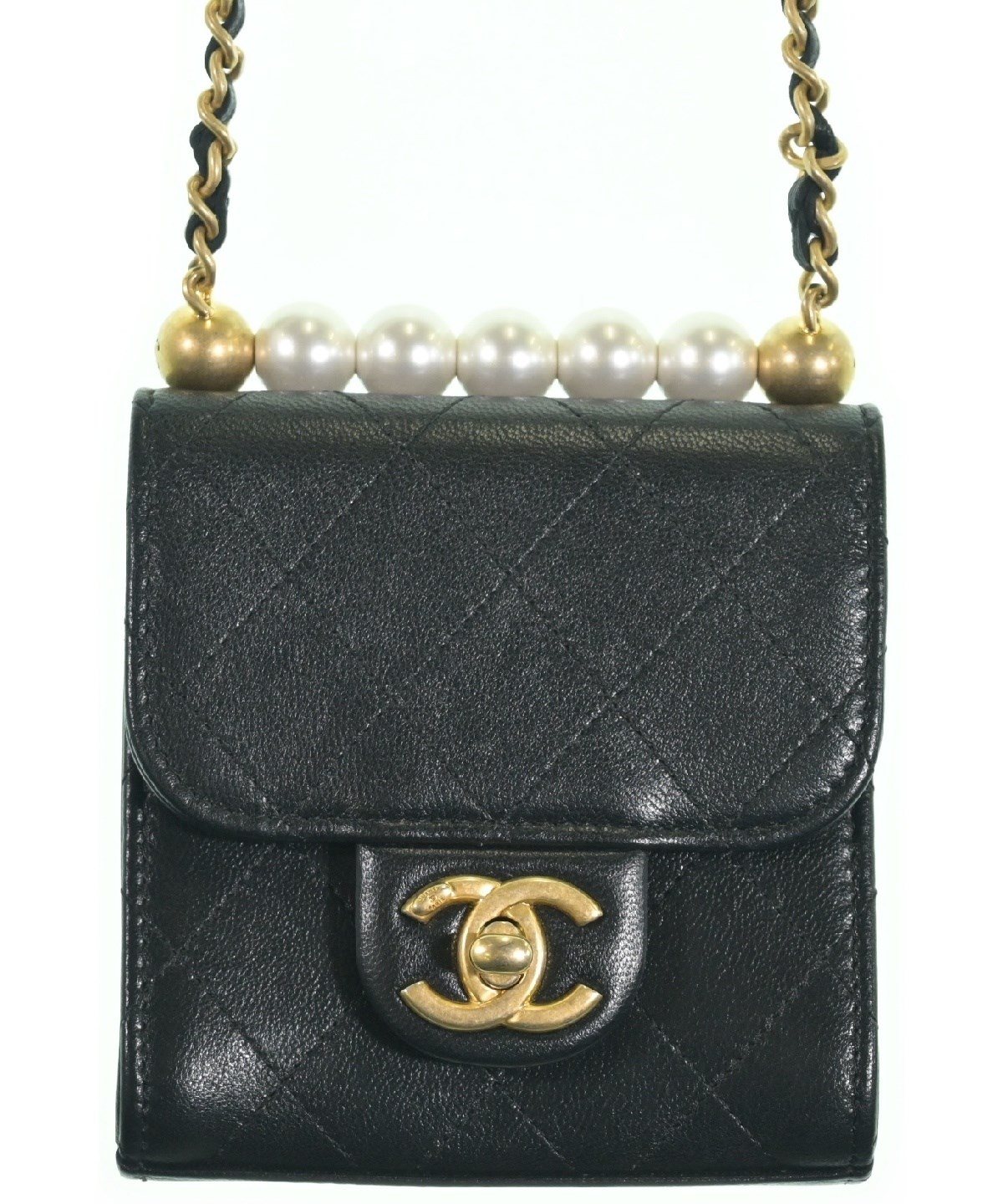CHANEL（シャネル）ショルダーバッグ 黒 サイズ:- レディース/2200555920015 |【公式】ブランド古着・中古通販はRAGTAG（ラグタグ）