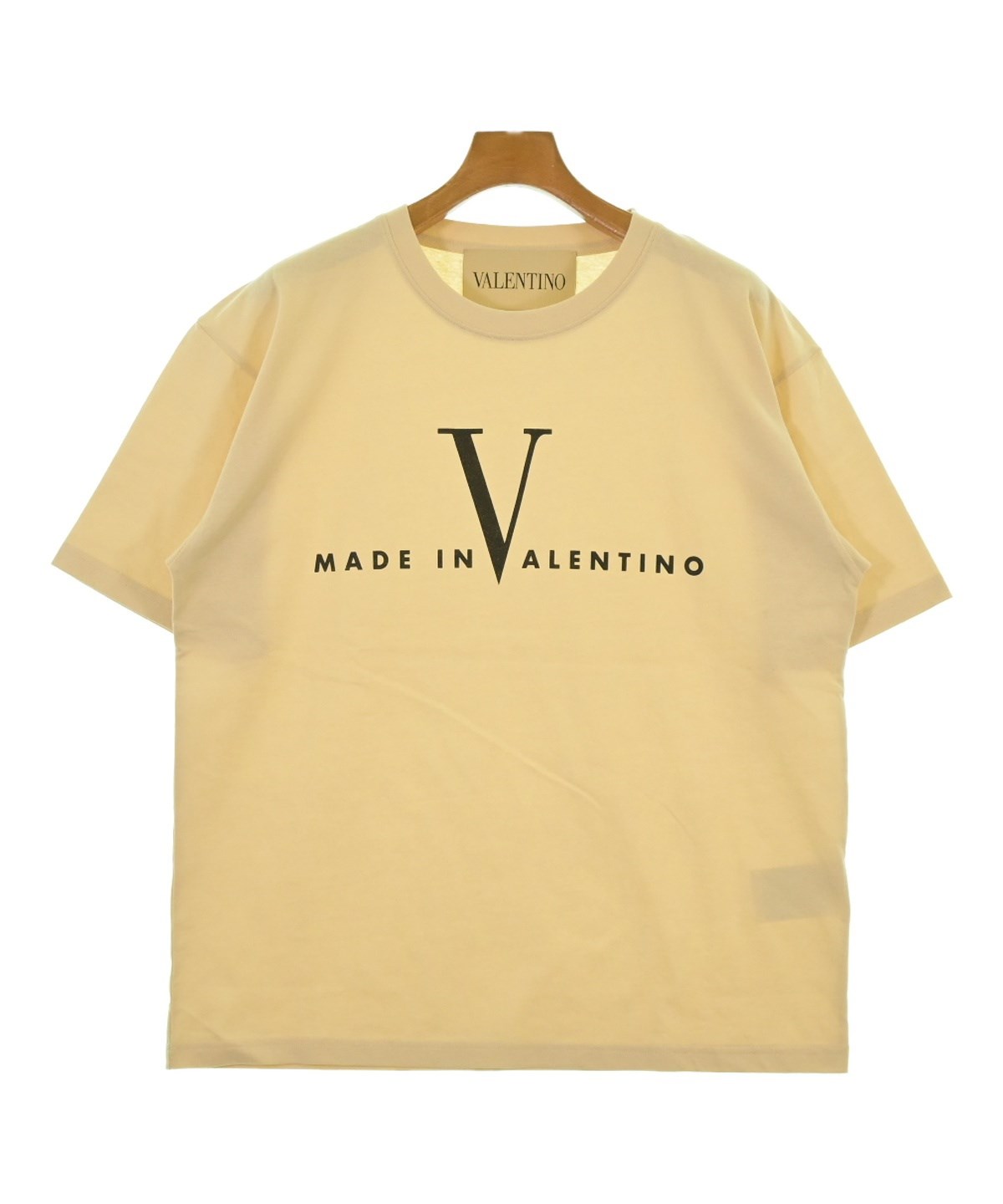 VALENTINO（ヴァレンティノ）Tシャツ・カットソー ベージュ サイズ:L