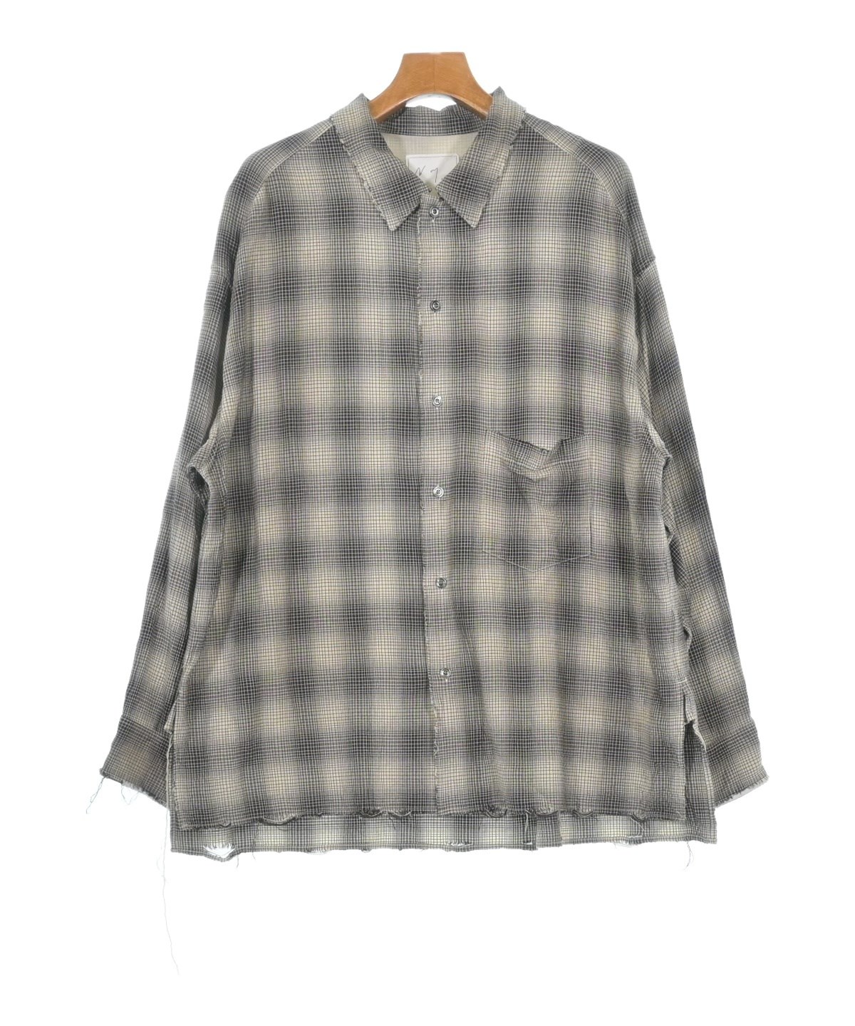 ANCELLM（アンセルム）カジュアルシャツ 茶 サイズ:2(M位) メンズ